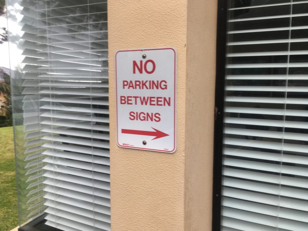 Strata signage - Signamic Signs and Line Marking